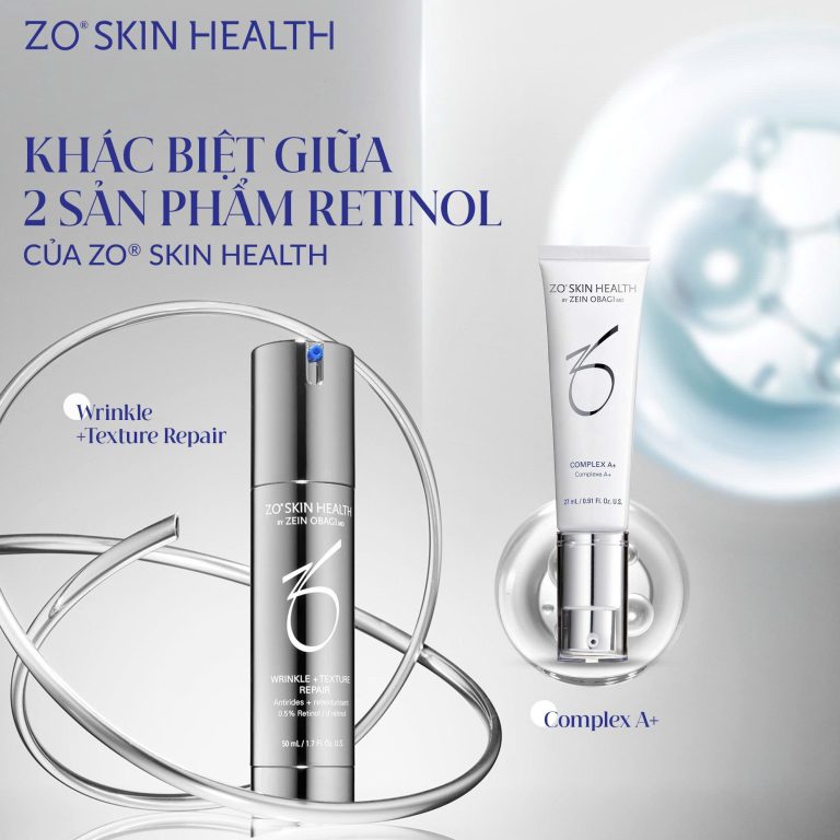 Phân biệt 2 dòng Retinol ZO: Complex A+ và Wrinkle Texture Repair - Nên ...